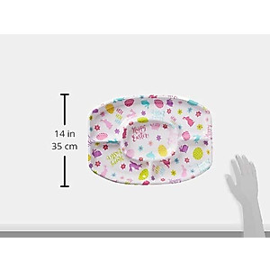 Amscan Plastic Platter, 13 1/4"H x 18 1/4"W x 1 1/4"D, Multicolor