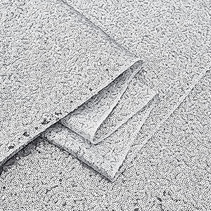 2FTx8FT Silver Glitter Sequin Curtain for Party Photography Backgrounds Wedding Backdrops Set of 4 Panels