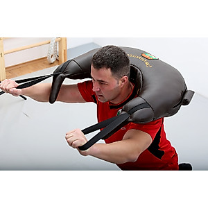 Bulgarian Bag Suples Original - Genuine Leather Size XXL (75 lb.) (Fitness, Wrestling, Judo, Grappling, Functional Training, MMA, Sandbag), Brown