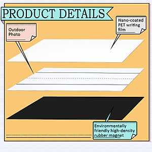 20 Pcs Magnetic Sentence Strips, Sentence Strips with Magnets, 12 x 3 in, Magnetic Dry Erase Sentence Strips, Lined Magnetic Strips, Reusable Ruled Classroom Learning Tool for Whiteboard (White)