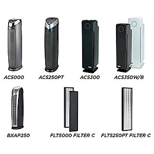 Hongfa Replacement for Guardian FLT5250PT Filter C, Filter Compatible with AC5000, AC5000E, AC5250PT, AC5350B, AC5350BCA, AC5350W, AC5300B, BXAP250, IAP-GG-125 Series Air Purifiers