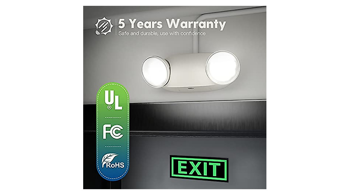 FREELICHT Emergency Light: Dual Adjustable LED Safety Light