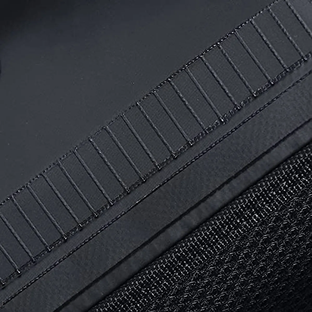 Water Bear Tactical Waterproof Backpack: Black 35L Rugged Roll-Top Closure with Waterproof Zipper front pocket and Cushioned Padded Back.