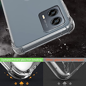 Osophter for Moto G 5G 2023 Case: Clear Girls Women Boys with Screen Protector Reinforced Corners TPU Shock-Absorption Flexible Motorola gG 5G 2023 Phone Cover(Clear)