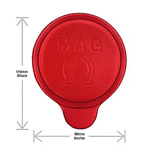 MAG® FERRITE Magnets KIT 6 Units for Biomagnetism 5200 Gauss -Biomagnetic Magnets Kit – Imanes para Biomagnetismo Médico – Dr Goiz Magnets for Biomagnetism Bio Magnet Pair– Round Magnets