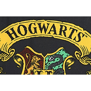 SD Toys Unisex Delantal Escudo Hogwarts Harry Potter Hogwarts Coat of Arms Harry Potter Black Apron, Único