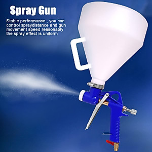 Drywall Wall Sprayer,Air Hopper Spray Gun 1.5 Gallon Paint Texture Tool with 3 Nozzle for Stucco Mud or Popcorn on Walls and Ceiling,Knockdown