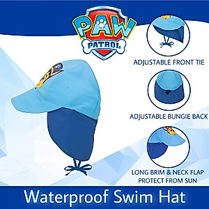Paw Patrol Beach Hat for Boys, Swim Hat for Kids, Toddler Hat, Kids Sun Hat & Rubble Paw Hat for Boys Blue