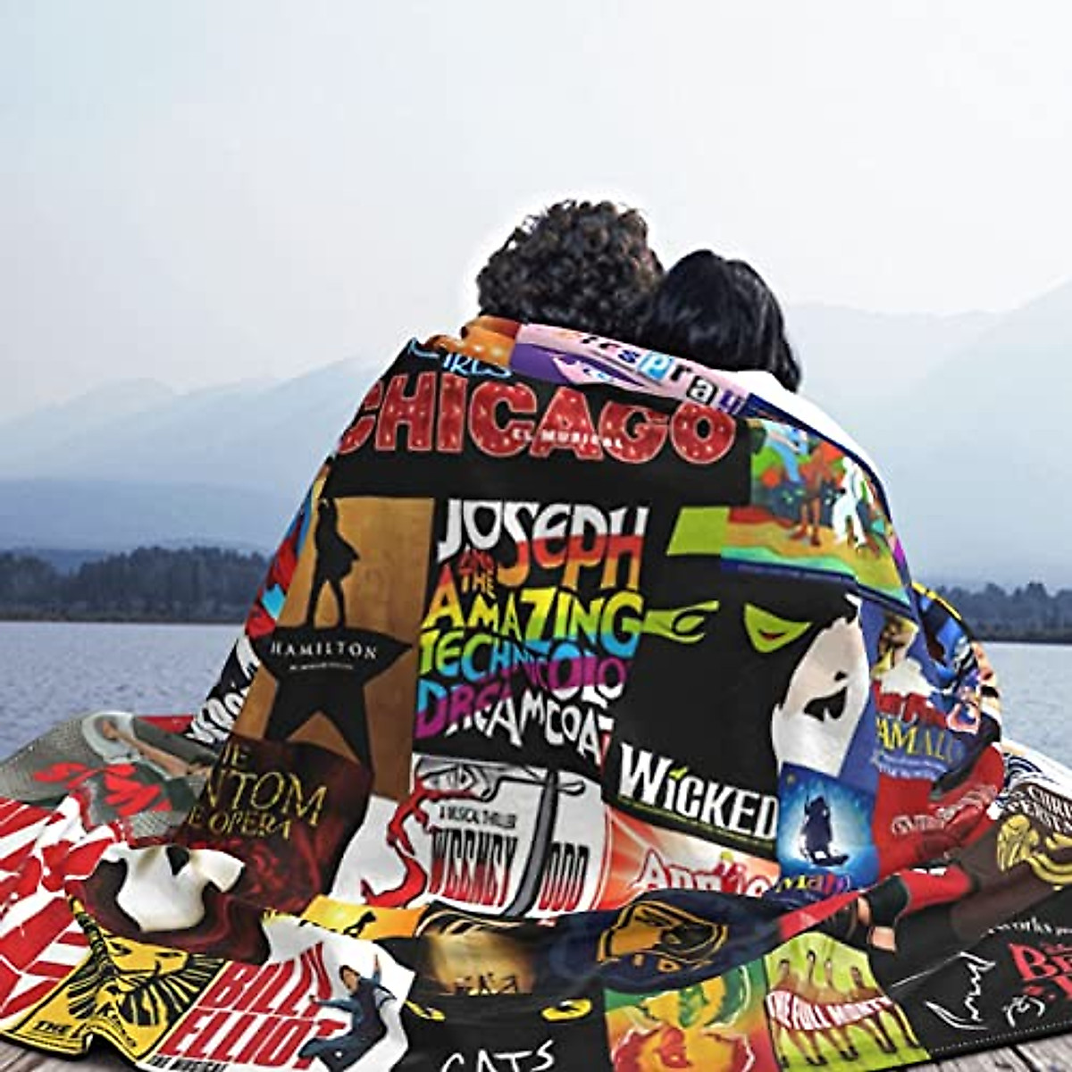 Movie Musicals Throw Blanket 50"X40" Lightweight Cozy Bed Blankets for Soft Bedding,Couch,Chair,Sofa,Bed for Room Suitable All Season