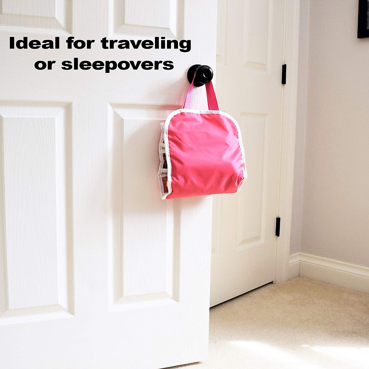 EASYVIEW Toy Storage Organizer Case Bundle with Hatchimals Colleggtibles Lightup Playset (2 Items)