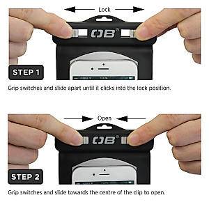 OverBoard Waterproof Phone Case, Aqua, Small