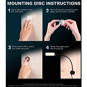 FAJ Sewing Machine Light, Magnetic, Flexible 60 LED Work Lights, Bandsaw Accessories, Scroll Saw with Extra Long Gooseneck - Mount Anywhere Discs (2) Included