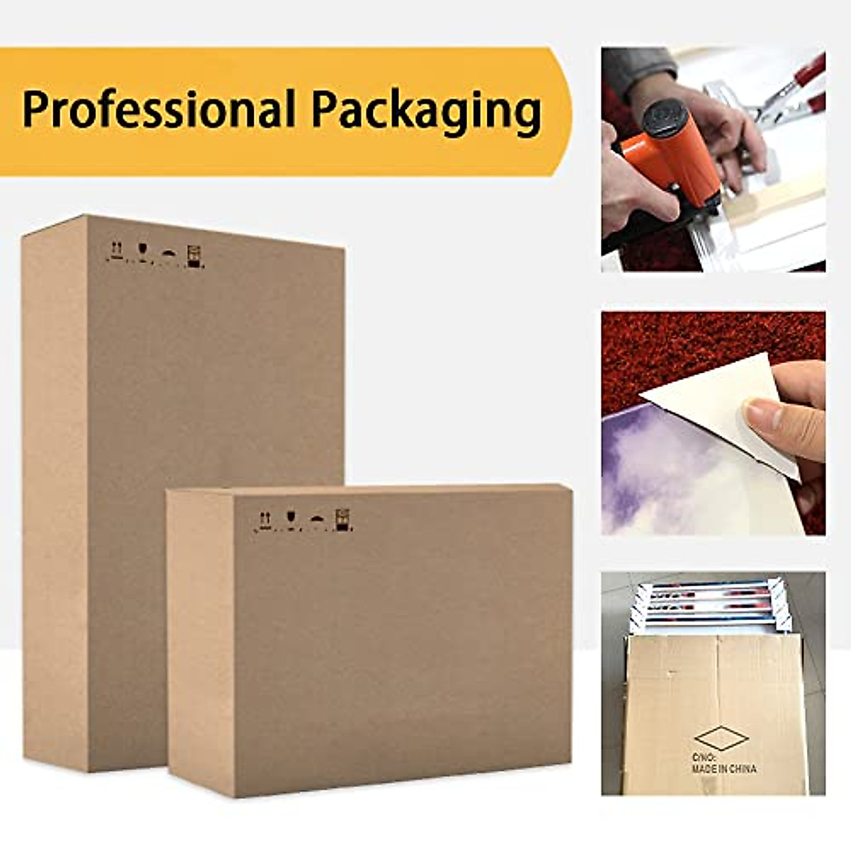 3 Pieces Nature Scenery Wall Art Decor Beautiful Landscape with Turquoise Lake Forest and Mountains Pictures Painting Print on Canvas Modern Artwork Stretched Framed Ready to Hang - 12"x16"x3 Panel