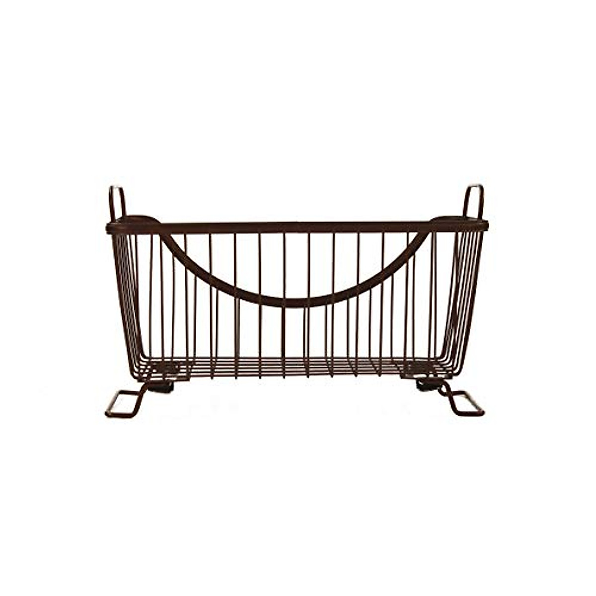 Spectrum Diversified Ashley Stackable Storage Basket, Large, Bronze (20324)
