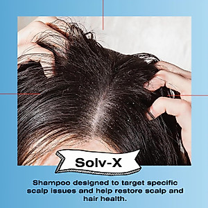 Mediceuticals Solv-X Shampoo - For Oily Hair and Scalp - Scalp Acne Shampoo for Men, Women and Teens 8.45 oz (250 ml)