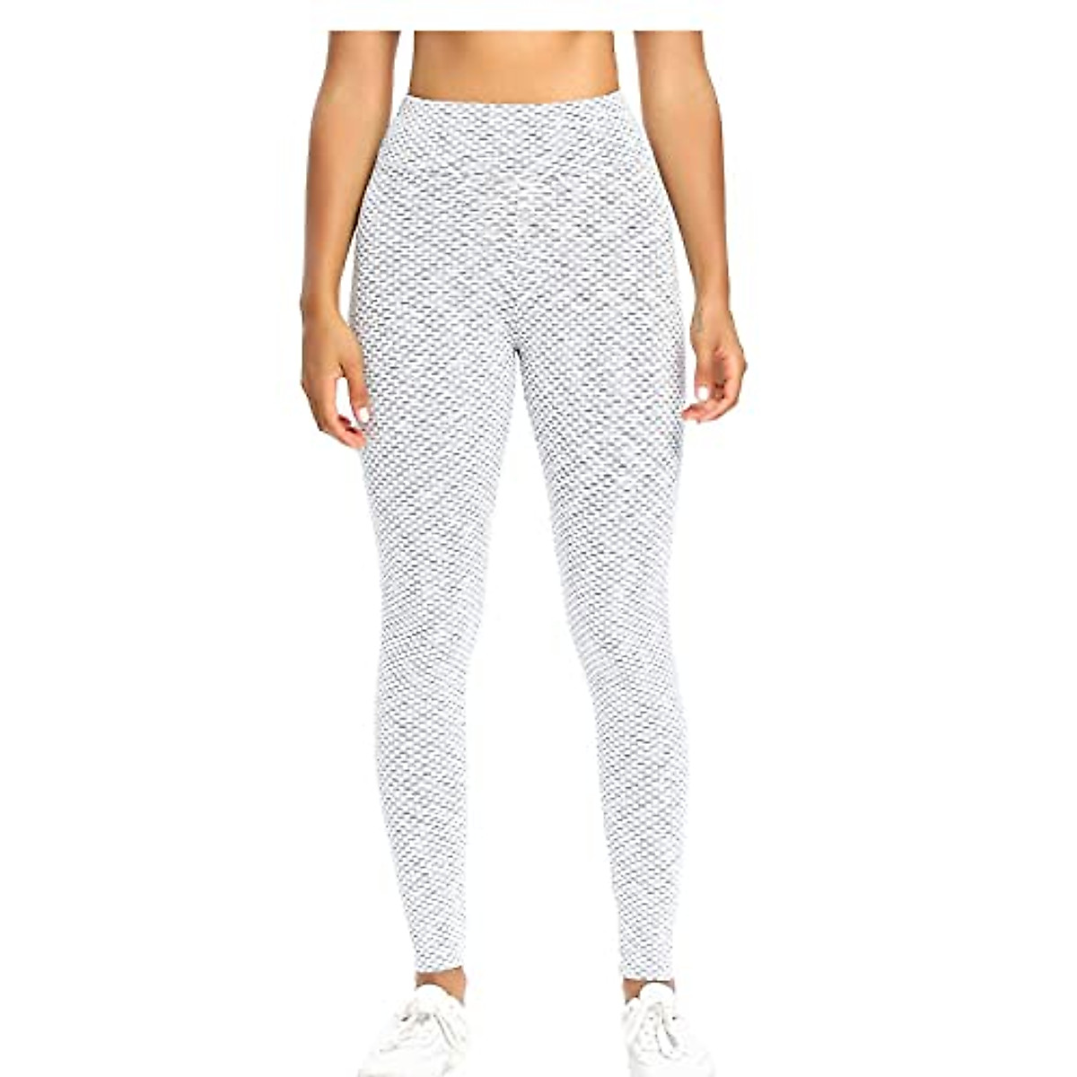 Bblulu Women's Ruched Butt Lifting Leggings High Waist Yoga Pants Tummy Control Stretchy Running Pant Textured Booty Tights