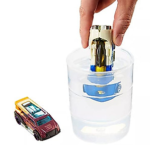 Hot Wheels Color Reveal Toy Cars Playset - Bundle with 6 Hot Wheels Reveal Cars, Plus Need4Speed Tattoos, More | Hot Wheels Gift Set for Kids