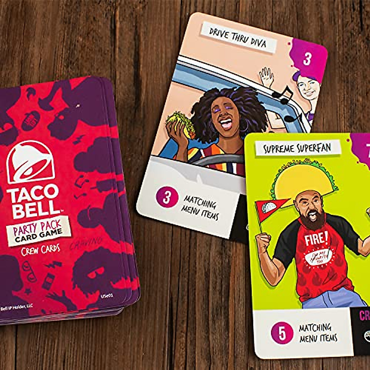 Ravensburger Taco Bell Party Pack Card Game for Ages 8 & Up – A Fun and Fast Party Card Game