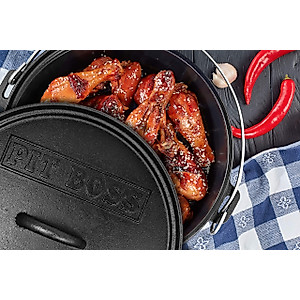 Pit Boss 14” Cast Iron Dutch Oven, Black