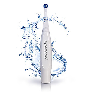 Cybersonic3 Electric Toothbrush, Rechargable Power Toothbrush with Complete Dental Care Kit including Tongue Scraper and Floss Heads