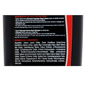 ORGANOGAL Grisi Shampoo, Cleansing Darkening Shampoo with Cactus Extract, Assists with the Reversal of Grey Hair, 2-Pack of 13.5 FL Oz, Bottles, White