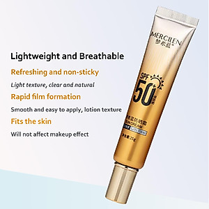 Miaritick Radiant Skin Set: 3 Colors Makeup Primer & Sunscreen Set- Moisturizing and Oil Control, Invisible Pore, Even Skin Colour, Make Foundation Fit Better and Create Stunning Makeup