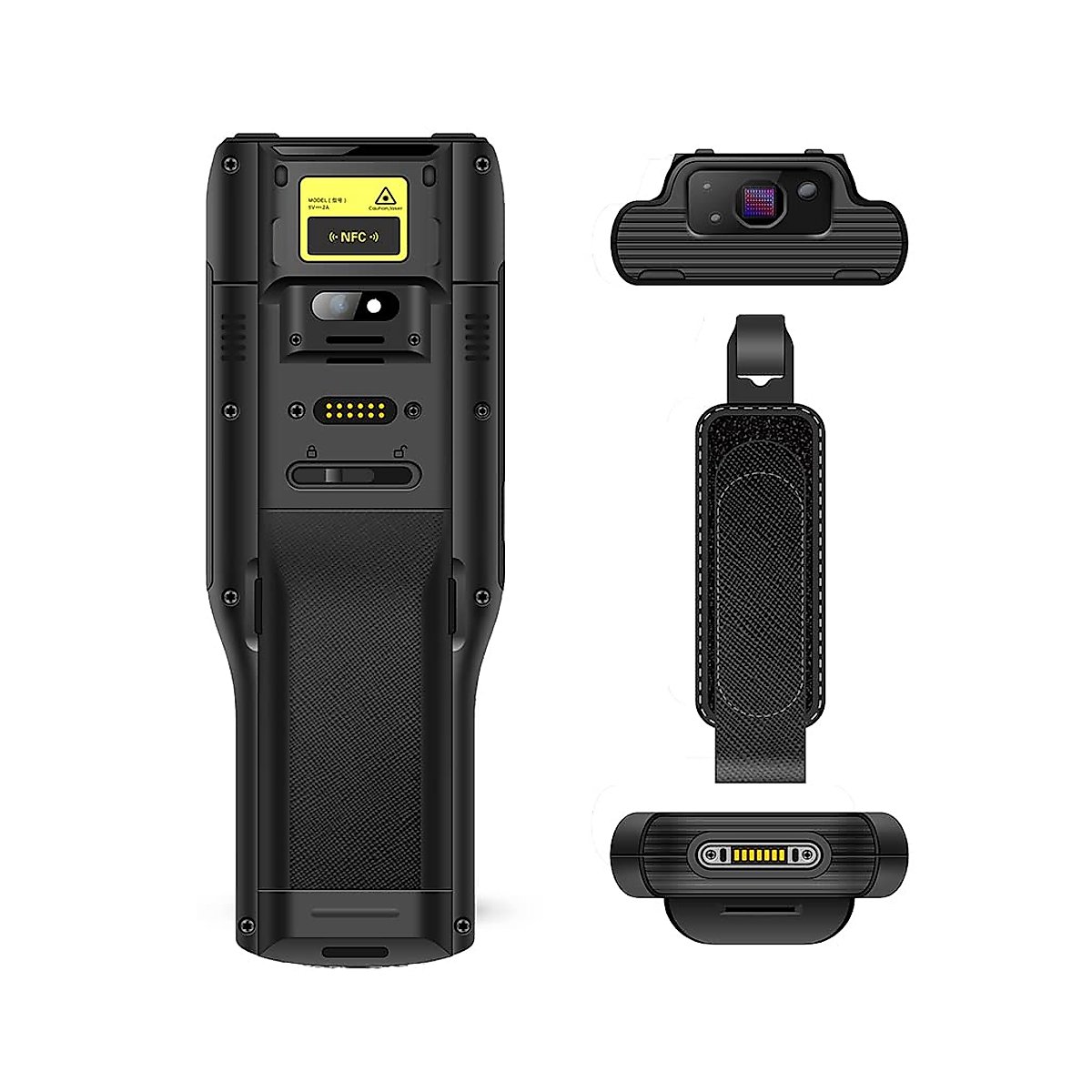 Rugged Android Handheld PDA Warehouse Inventory Barcode Scanner, Integrated Zebra 2D Scan Engine, Physical Keypad, GPS, WiFi & 4G for WMS & Logistics