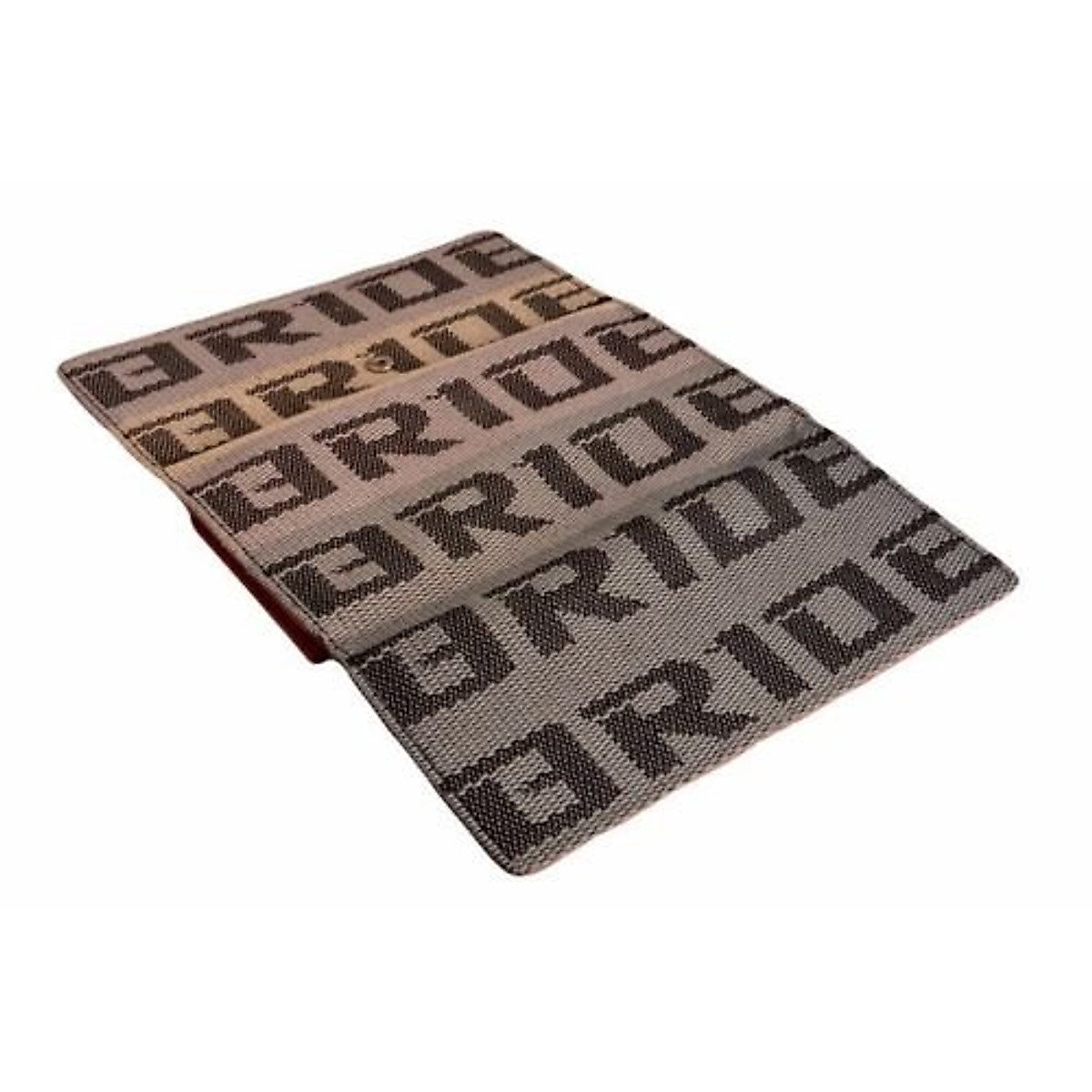 JDM WOMENS BRIDE RACING FABRIC TRIFOLD BROWN WALLET LEATHER GRADATION FEMALE+Key