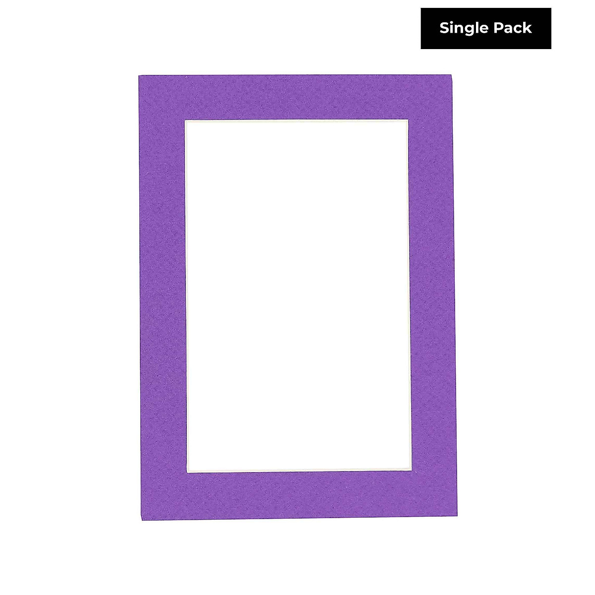 8.5x11 Mat for 11x14 Frame - Precut Mat Board Acid-Free Purple 8.5x11 Photo Matte Made to Fit a 11x14 Picture Frame, Premium Matboard for Family Photos, Show Kits, Art, Picture Framing, Pack of 1 Mat