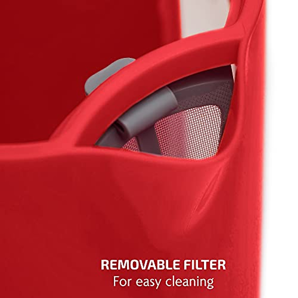 Ovente Electric Kettle, 1.8 Liter with Prontofill Lid, 1500 Watt BPA-Free Fast Heating Element with Auto Shut-Off & Boil Dry Protection, Instant Hot Water Boiler for Coffee & Tea, Red KP413R