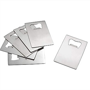Wekioger Credit Card Bottle Opener for Your Wallet, 6 Packs