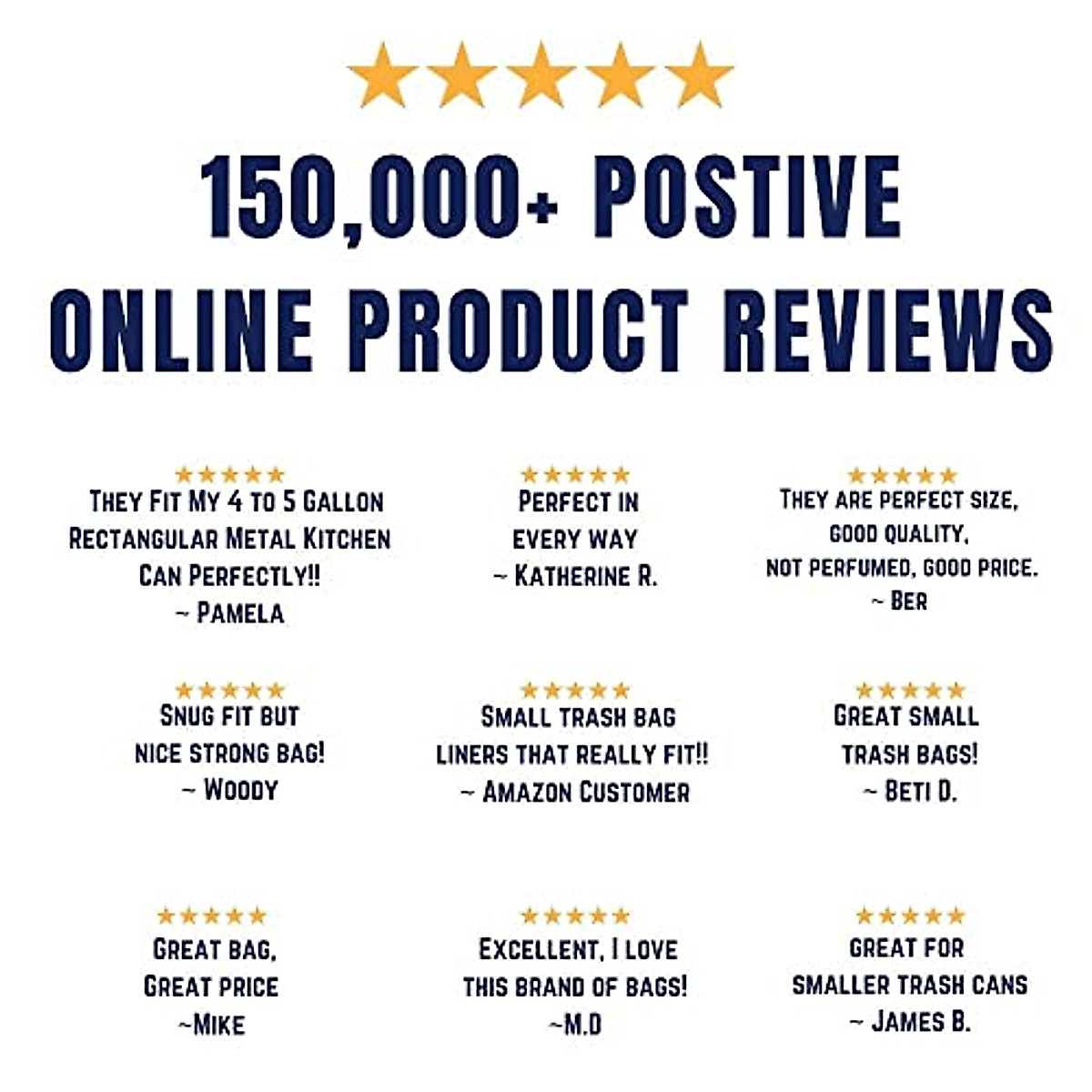 Plasticplace 6 Gallon Trash Bags, 0.7 Mil, White Drawstring Garbage Can Liners, 17" x 20" (100 Count)