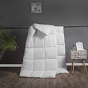 ACCURATEX Duvet Insert King Comforter - Fluffy Down Alternative Fill Hotel Collection Comforter for King Bed,Lightweight Soft All Season Duvet Insert with Corner Tabs - Machine Washable,White,104x90