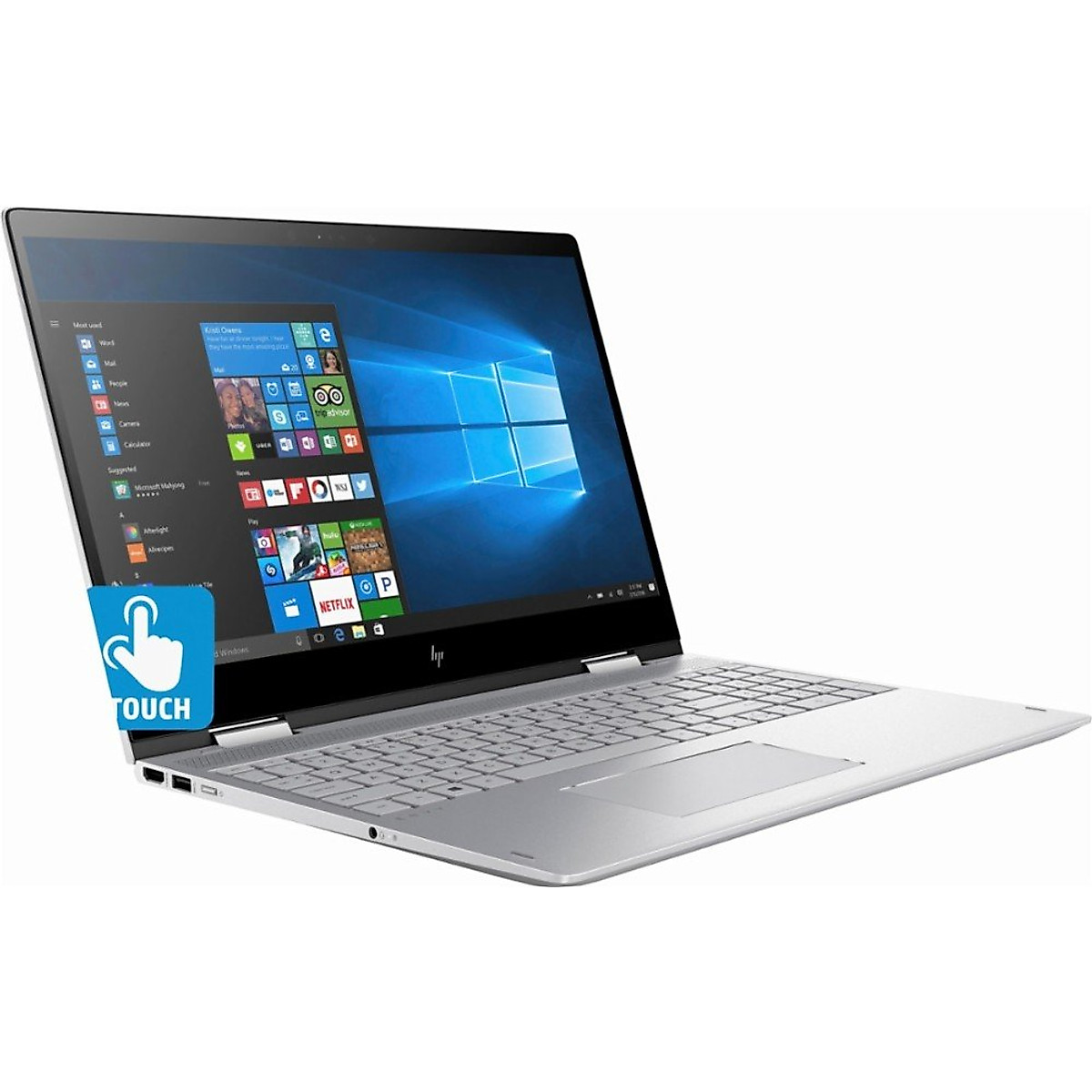 HP ENVY x360 2-in-1 15.6" Touch-Screen Laptop Intel Core i7 16GB Memory 1TB Hard Drive, Silver