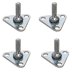 Quantum Storage Systems FP-4 Floor Plate for Wire Shelving Units (Pack of 4)
