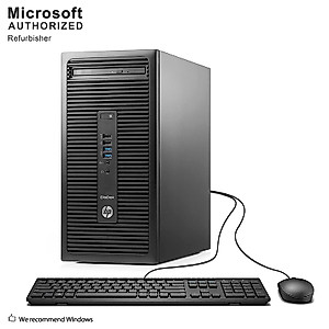 HP EliteDesk 705 G2 Tower Business Desktop PC, AMD Quad A10 Pro-8750B up to 4.0GHz, 16G DDR3, 1T, WiFi, BT 4.0, DVD, Windows 10 64 Bit-Multi-Language Supports English/Spanish/French(Renewed)