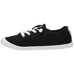 Roxy Women's Bayshore Slip ON Shoe Sneaker, Black/Anthracite 20, 11