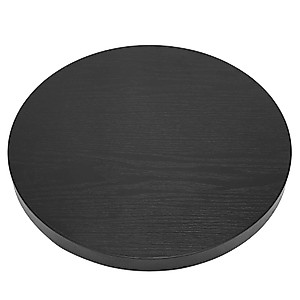 Round Natural Wood Serving Tray Wooden Plate Cheese Plates Coffee Tea Serving Tray Fruit Platters for Coffee Table Living Room Bathroom Bedroom Party