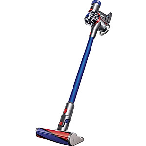 Dyson - V7 Fluffy Hardwood Cord-Free Stick Vacuum - Iron/Blue