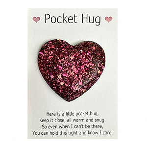 Pocket Hug Heart 2022 New Mini Cute Pocket Hug Decoration Special Encourage Birthday Wedding Party Valentines Gift Decoration, One Size