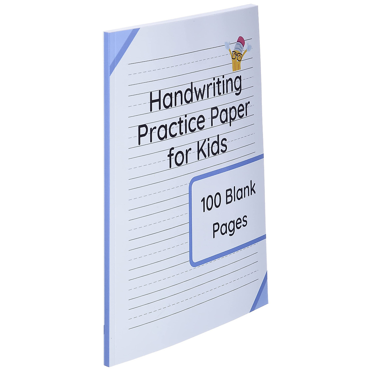 Handwriting Practice Paper for Kids: 100 Blank Pages of Kindergarten Writing Paper with Wide Lines