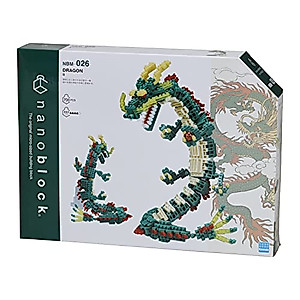 nanoblock - Dragon (Renewal) [Fantastic Animal], Advanced Hobby Series Building Kit