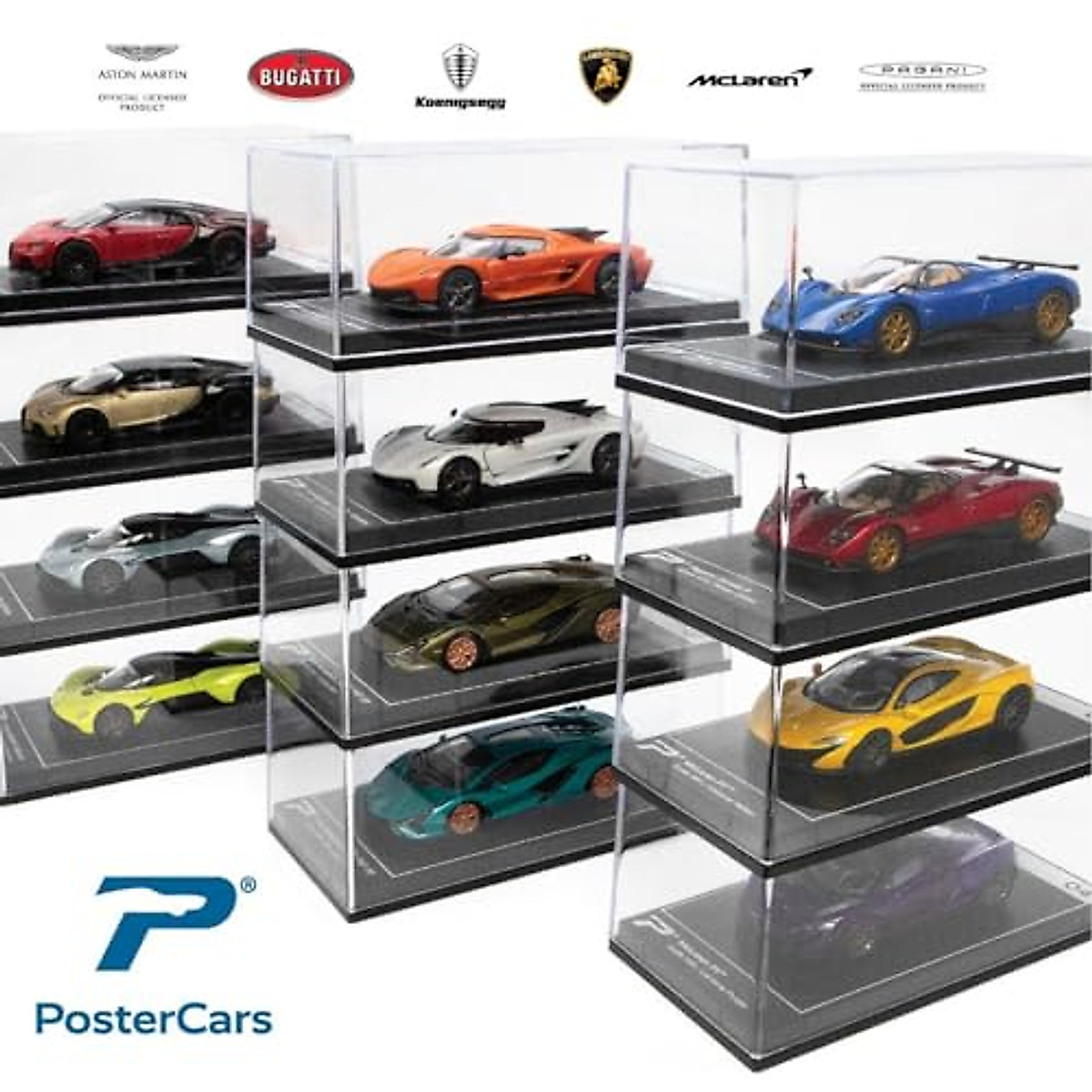PosterCars 1:64 Scale Koenigsegg Jesko Absolut Sweet Madarin Hypercar League Collection No.5