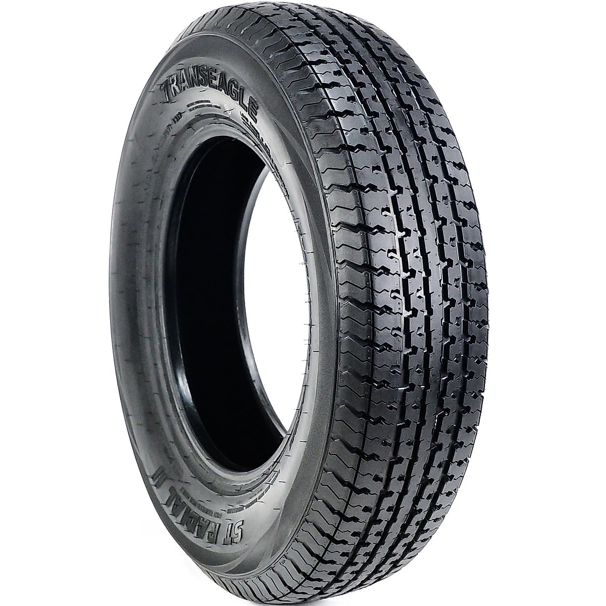 Set of 2 (TWO) Transeagle ST Radial II Premium Trailer Radial Tires-ST205/75R15 205/75/15 205/75-15 107/102L Load Range D LRD 8-Ply BSW Black Side Wall