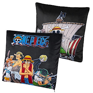 One Piece Cushion Covers - Set of 2 Home Decor 50 x 30cm and 35 x 35cm Teenagers Kids Cushions - Anime Gifts for Kids