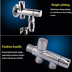 MINJING Brass Bidet Faucets Brass Toilet Faucet Bidet Toilet Sprayer Brass Bidet Sprayer Hand Toilet Spray Gun-A