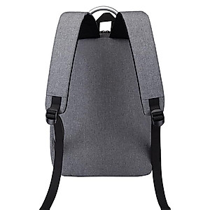 Custom Backpack Laptop Stylish Personalized Back Pack for Teen Women Men (Grey)