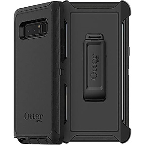OtterBox Defender Series Screenless Edition Case for Samsung Galaxy Note 8 (Only) - Holster Clip Included - Non-Retail Packaging - Black