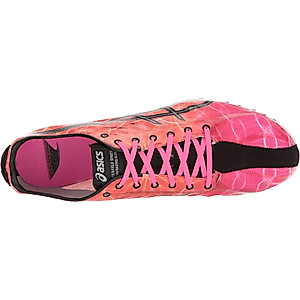ASICS Men's Gun Lap Track Shoe,Knockout Pink/Black/Fiery Flame,12 M US