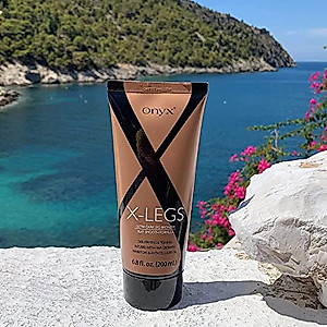 Onyx X-Legs Indoor Tanning Lotion - Moisturizing Leg Tanner, the Darkest Bronzer for Tanning Legs, Skin Firming & Conditioning, Anti-Oxidants for Vitalizing & Soothing, Tanning Bed Lotion